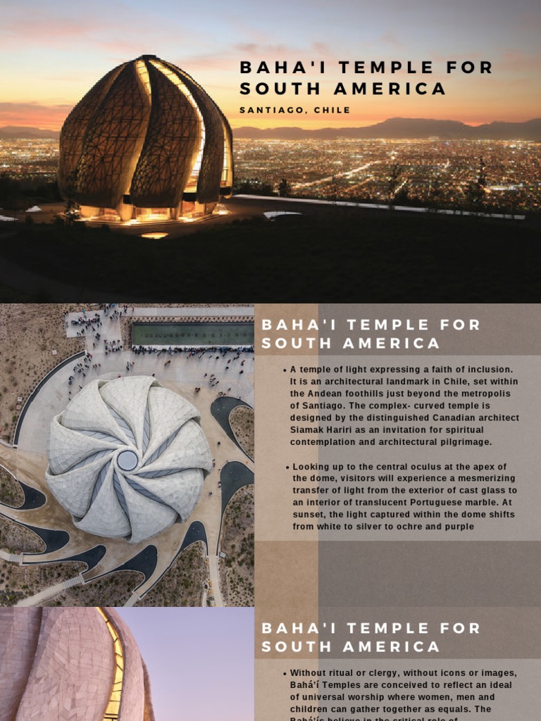 Bahá'í Temple: A South American Landmark | PDF | Art