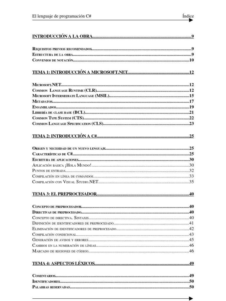 Tutorial Csharp | PDF | .NET Framework | C Sharp (lenguaje de programación)