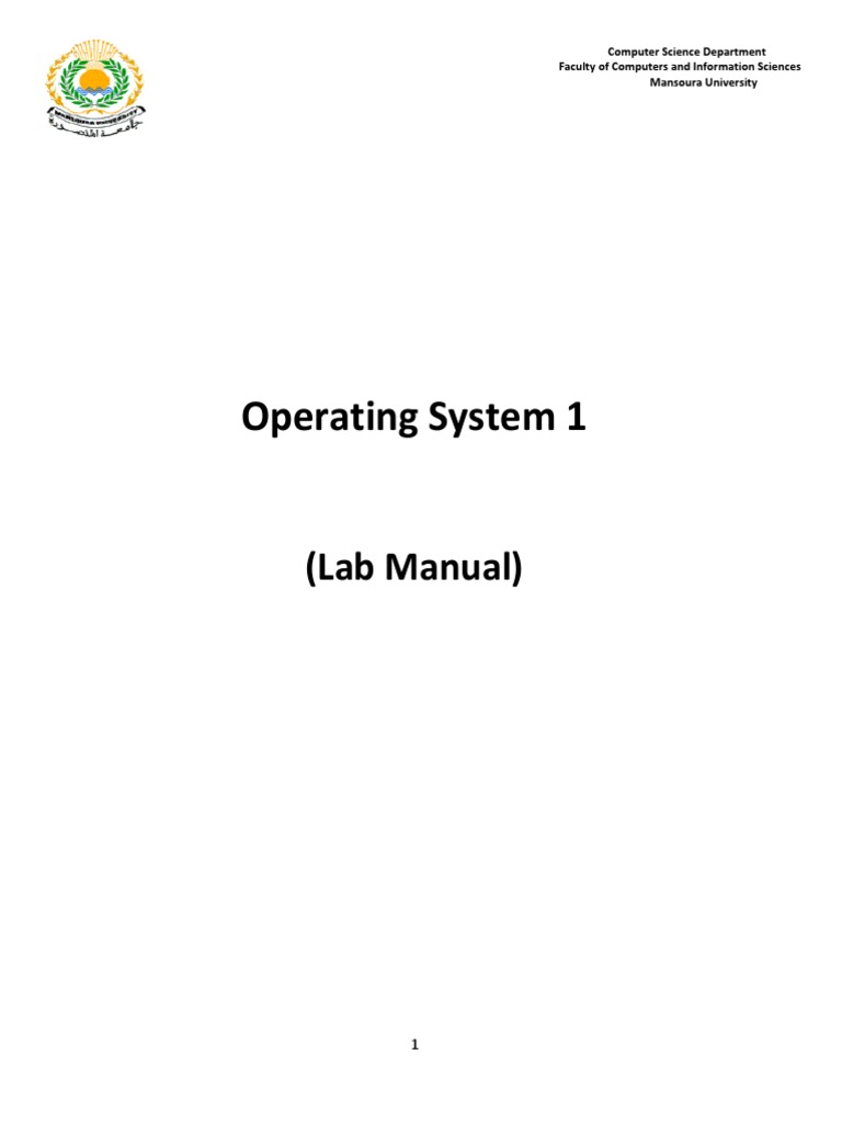 OS Lab Manual1 | PDF | Computer Data Storage | Computing