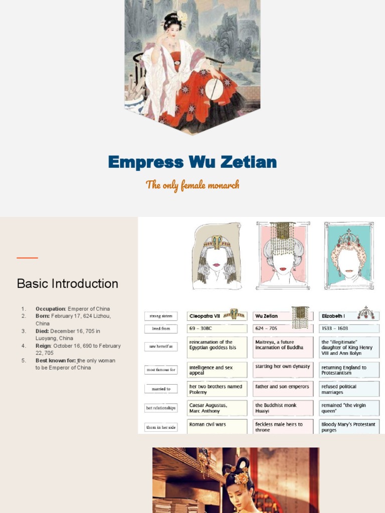 Empress Wu Zetian | Download Free PDF | Emperor Of China | Tang Dynasty