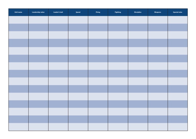 TMWWBK Roster Sheet | PDF