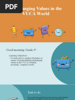 Understanding The VUCA World Introduction Lesson Plan | PDF | Value ...