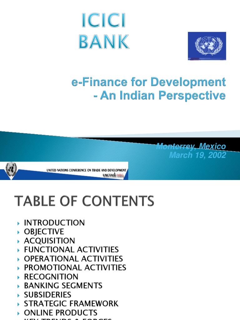 Table of Contents | PDF | Online Banking | Banks & Banking