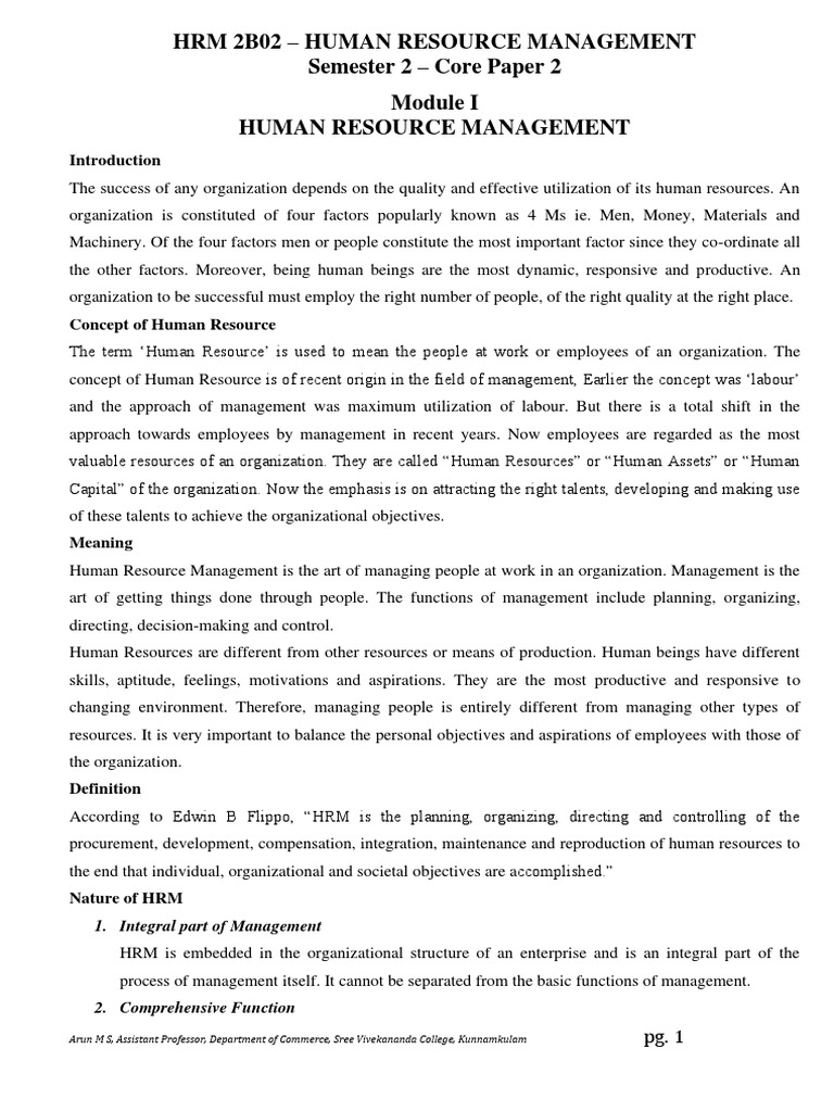 Human Resource Management-converted | PDF | Human Resources | Human ...
