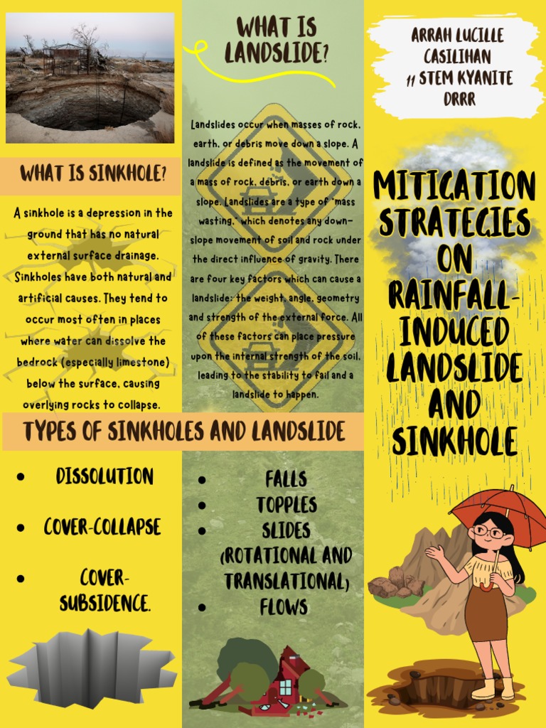 Mitigation Strategies (8.5 × 11in) | PDF | Landslide | Sinkhole