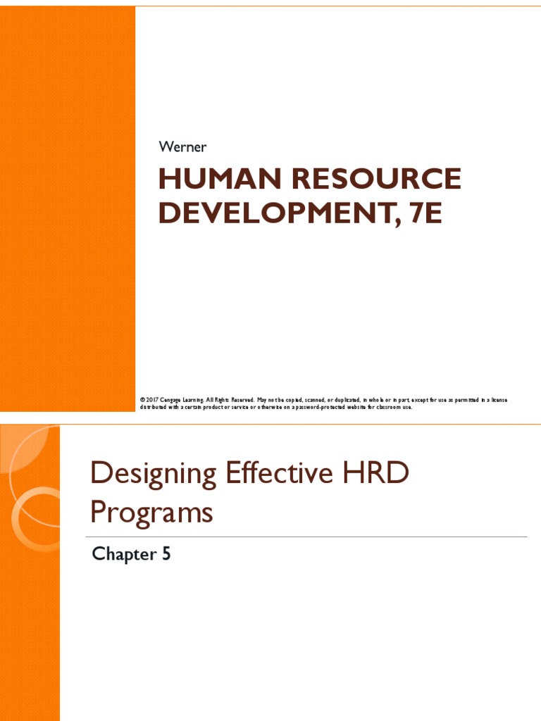 Chapter 5 Part 1 Designing Training | PDF | Cognition | Cognitive Science