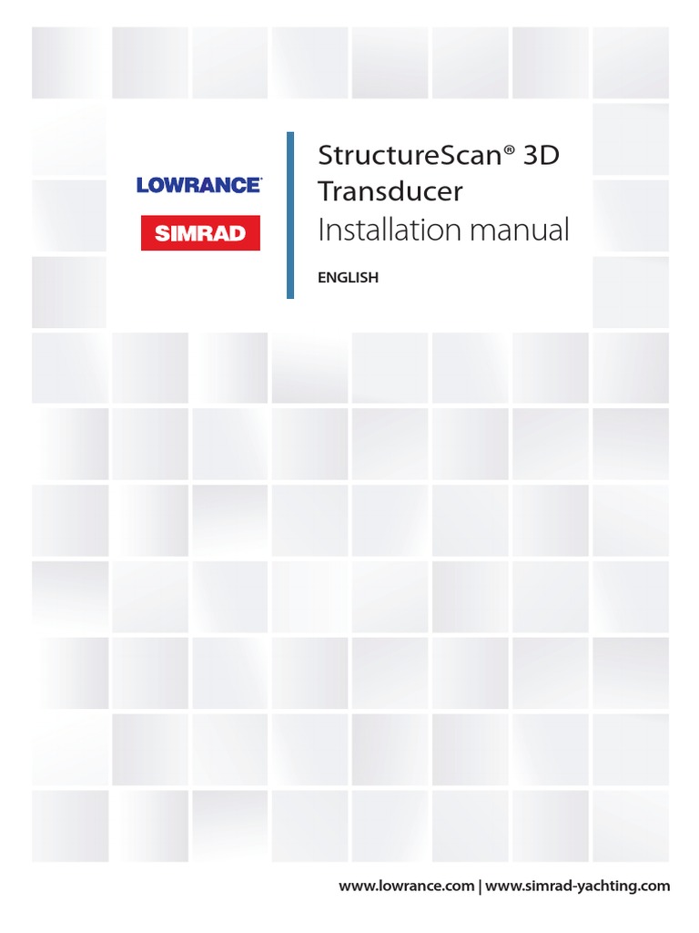 SS3D Transducer IM 988-10971-001 | PDF | Screw | Drill