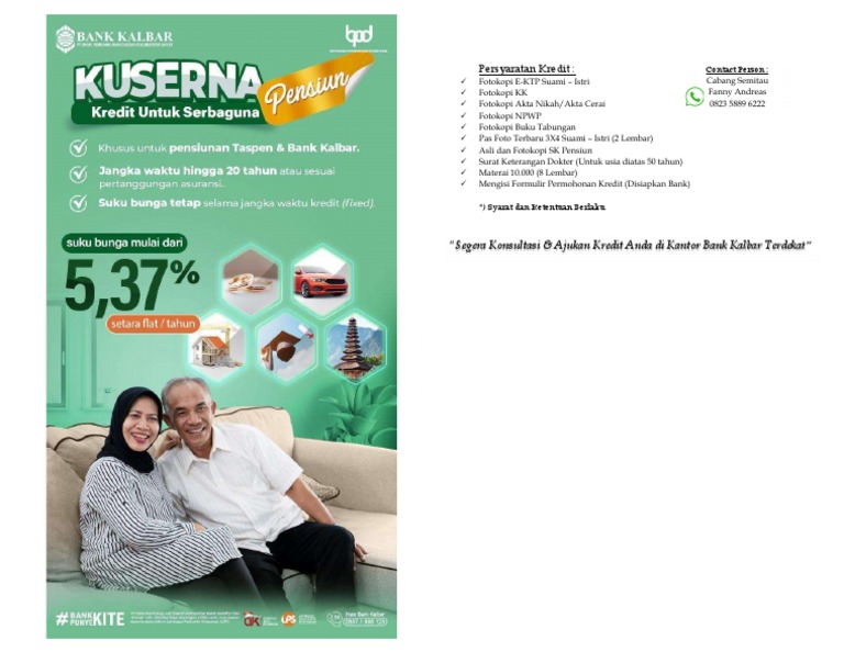 Brosur Kuserna Pensiun | PDF | Ilmu Sosial