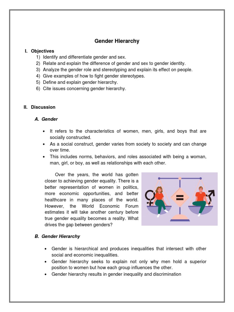 Gender Hierarchy | PDF | Gender | Gender Studies