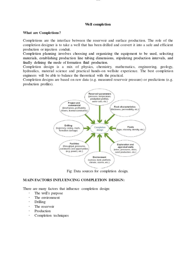 Well Completion and Its Types | PDF | Petroleum Reservoir | Pipe (Fluid ...