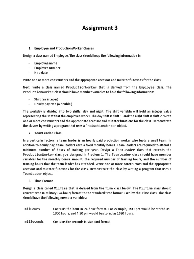 Class 3 Pdf Programming Constructor Object Oriented Programming 