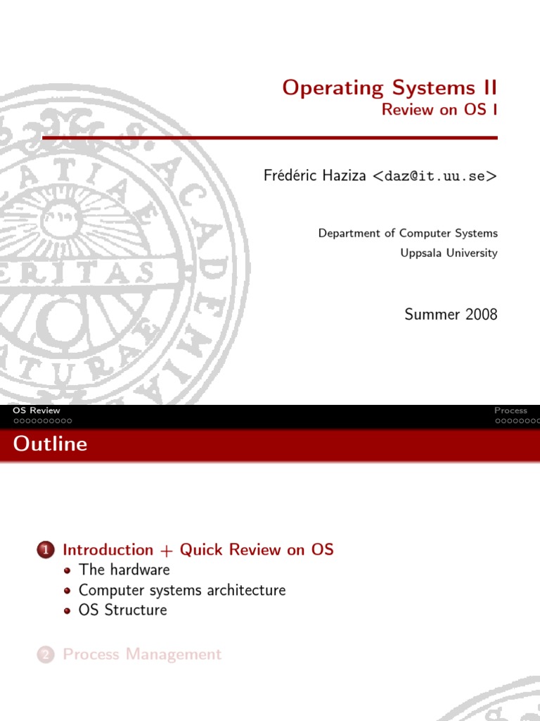 Operating Systems Pdf Process Computing Operating System 