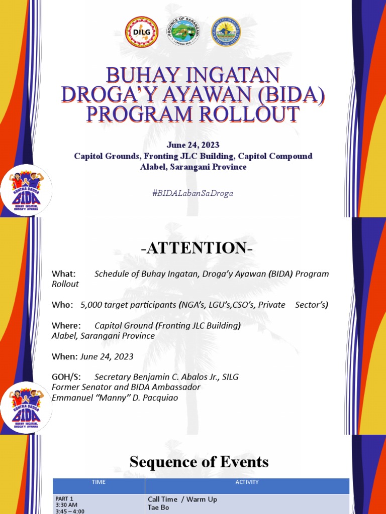 BIDA Program Rollout Event 2023 | PDF