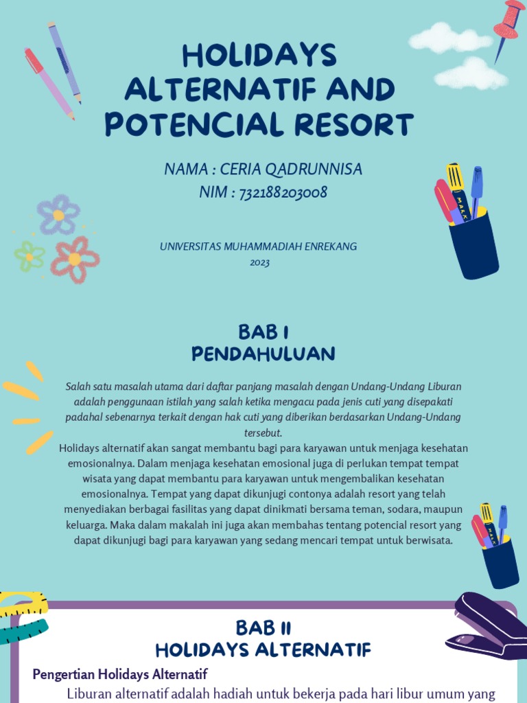 tugas ppt ceria holidays | PDF