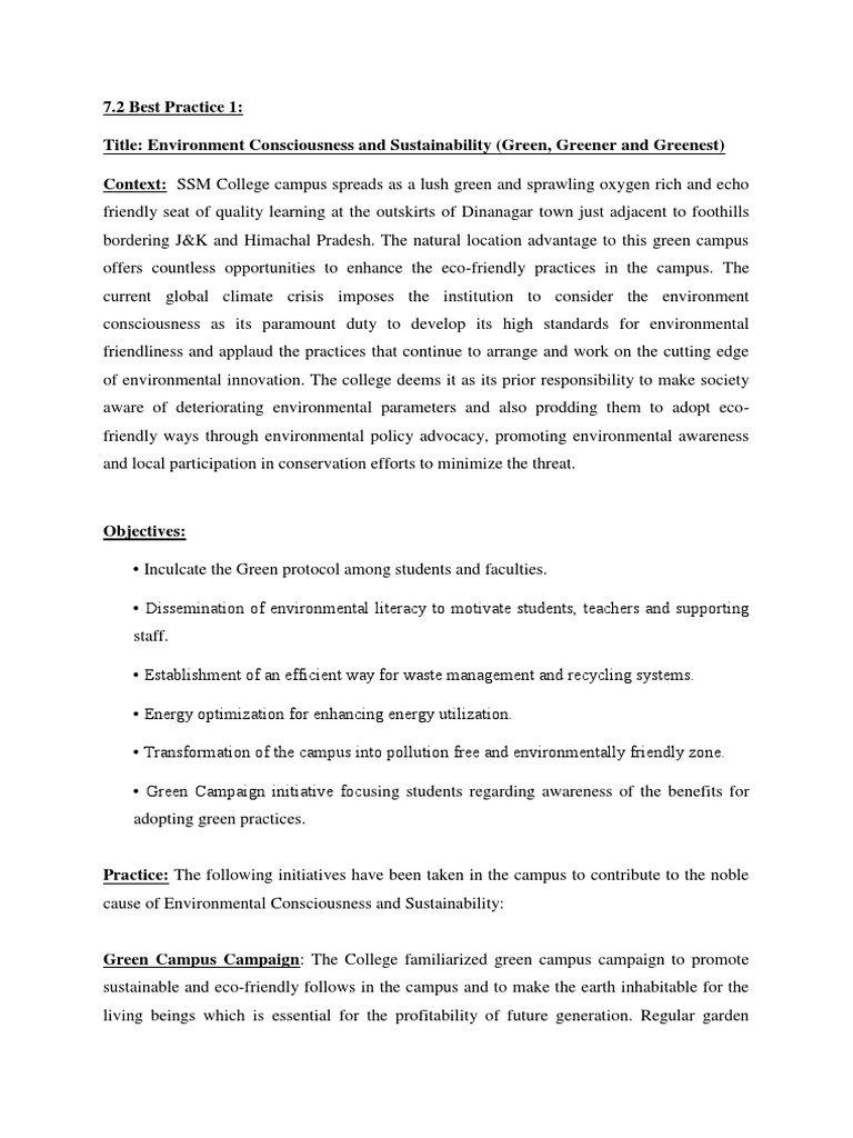 Best Practice 1 of environment | PDF | Waste | Electronic Waste