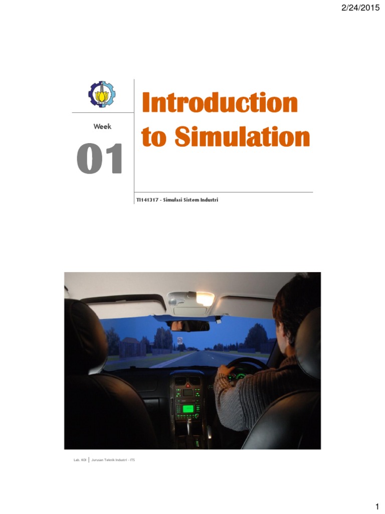 W1 - Introduction To Simulation | PDF | Simulation | Experiment