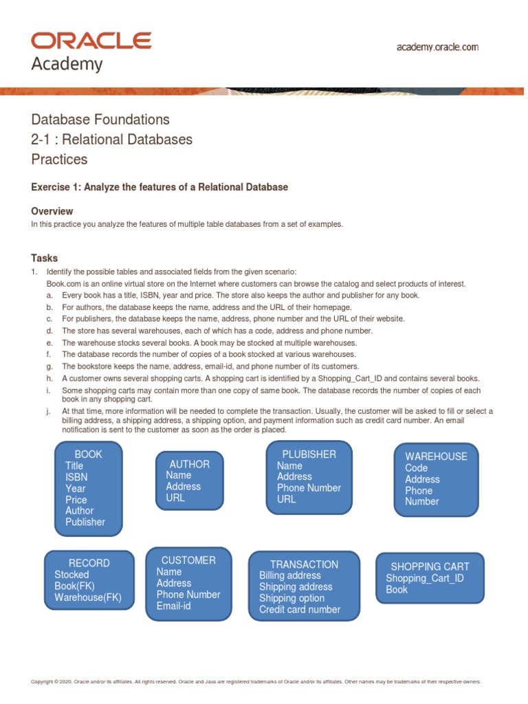 DFo 2 1 Practice | PDF | Databases | Books