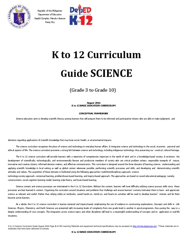 Science CG - With Tagged Sci Equipment - Revised | PDF | Reproduction | Chemical Bond