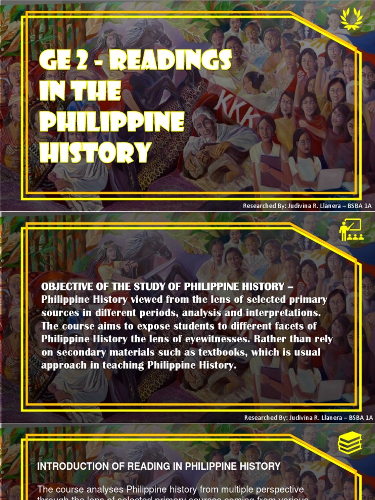 Readings in Philippine History Overview | PDF | Philippines | Spanish ...
