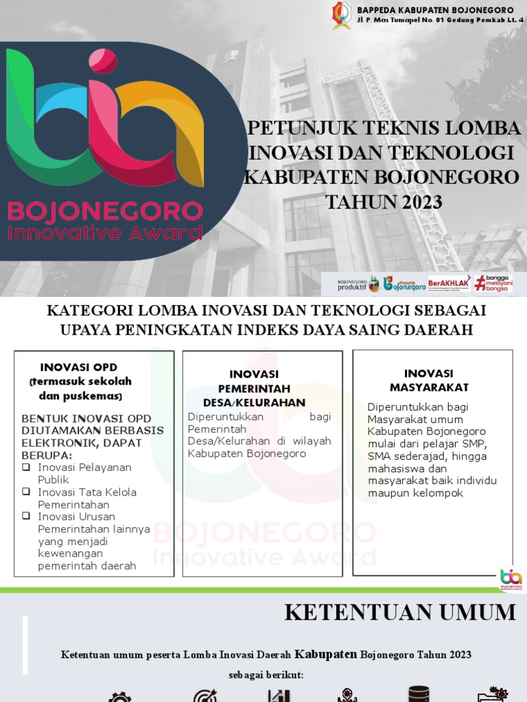 Contoh Proposal Lomba Inovasi 2023 | PDF