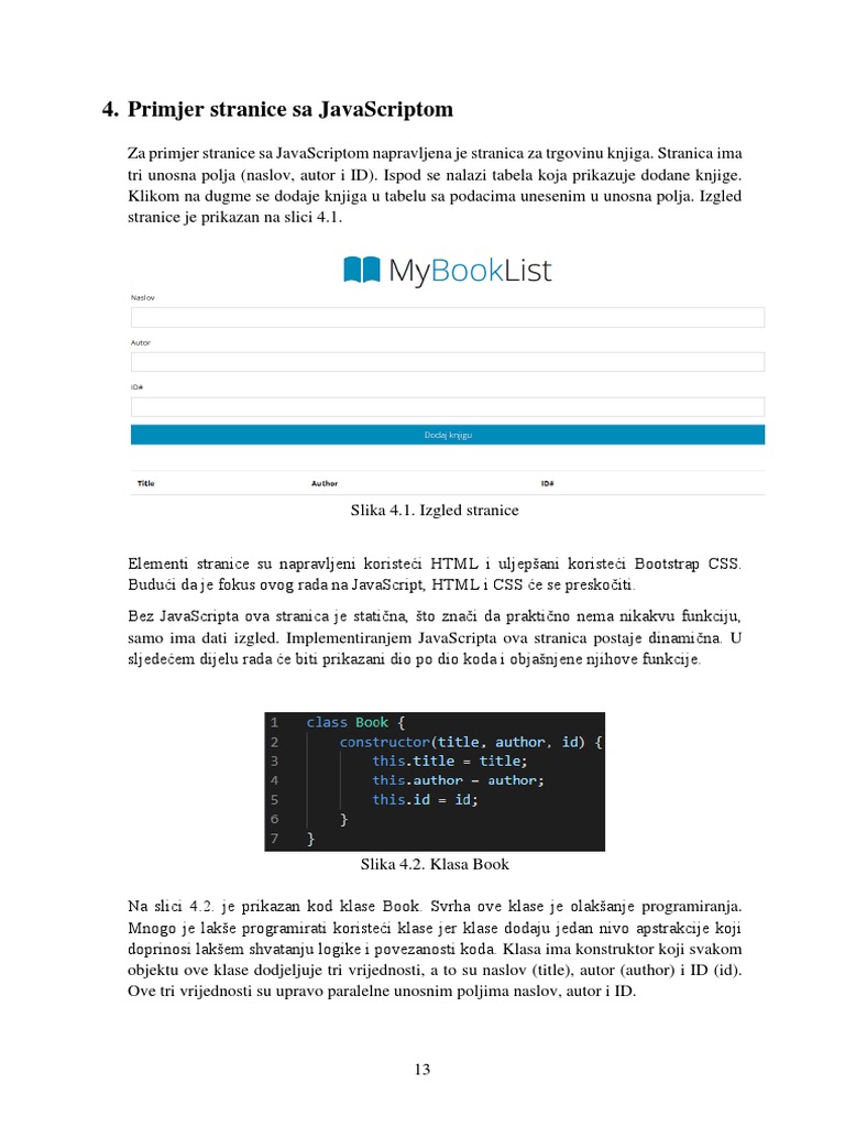 Primjer Stranice Sa Javascriptom | PDF
