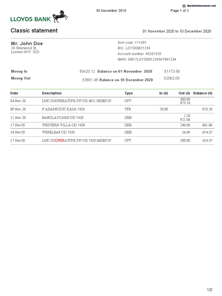Lloyds Bank | PDF | Regulation | Financial Services