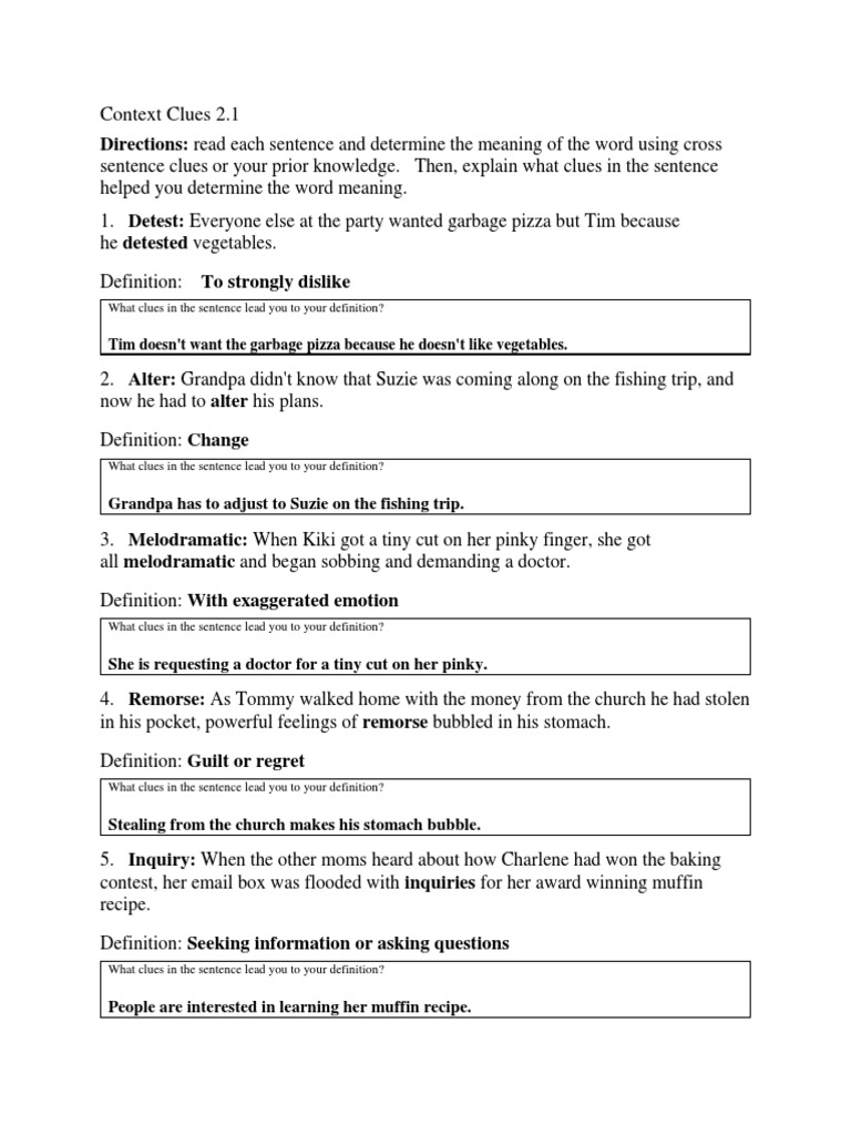 Week 7 RLA Homework Answer Key | PDF