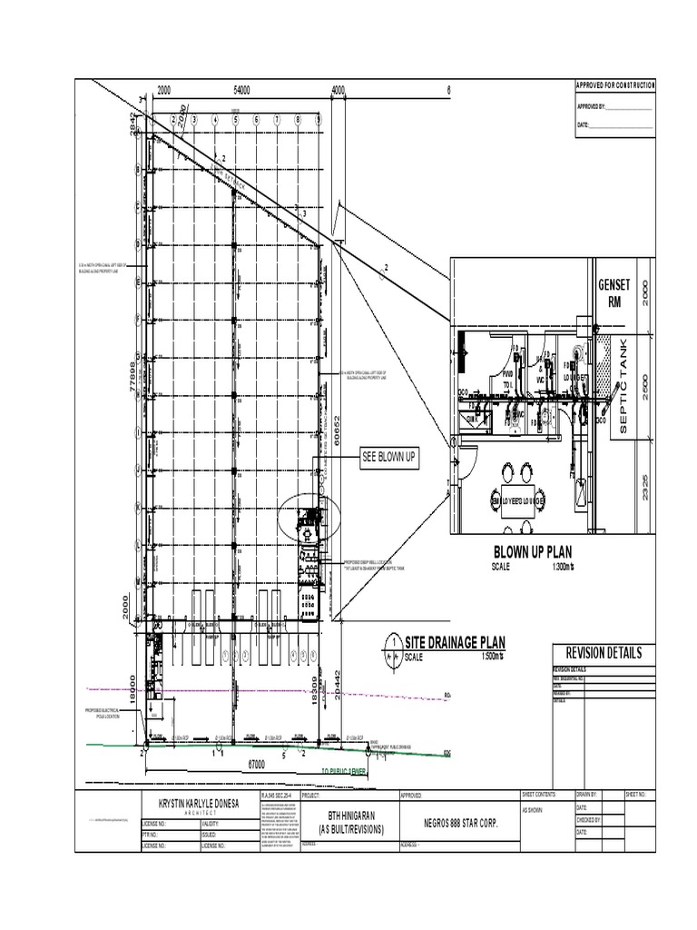 Site Drainage and Building Plan | PDF