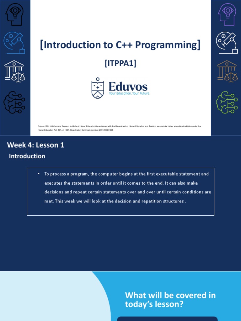2023 Slide Deck ITPPA1-22 Week 4 Control Structures | PDF | Control Flow | Computer Engineering