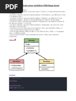 Exercices Java: Classes et Héritage | PDF