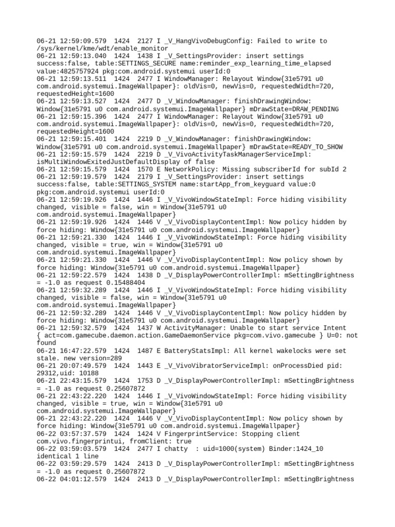 Log | PDF | Operating System Families | Operating System Technology