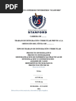 Protocolo de Trabajo Terminal ESCOM | PDF | Software | Planificación