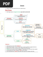 Cbse Class Ix Animal Tissue Flow Chart | PDF | Epithelium | Tissue ...