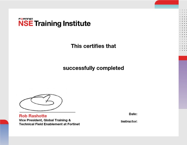 NSE TI Course Certificate 2021 | PDF