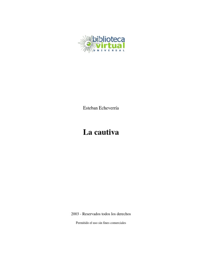 La Cautiva | PDF | Amor