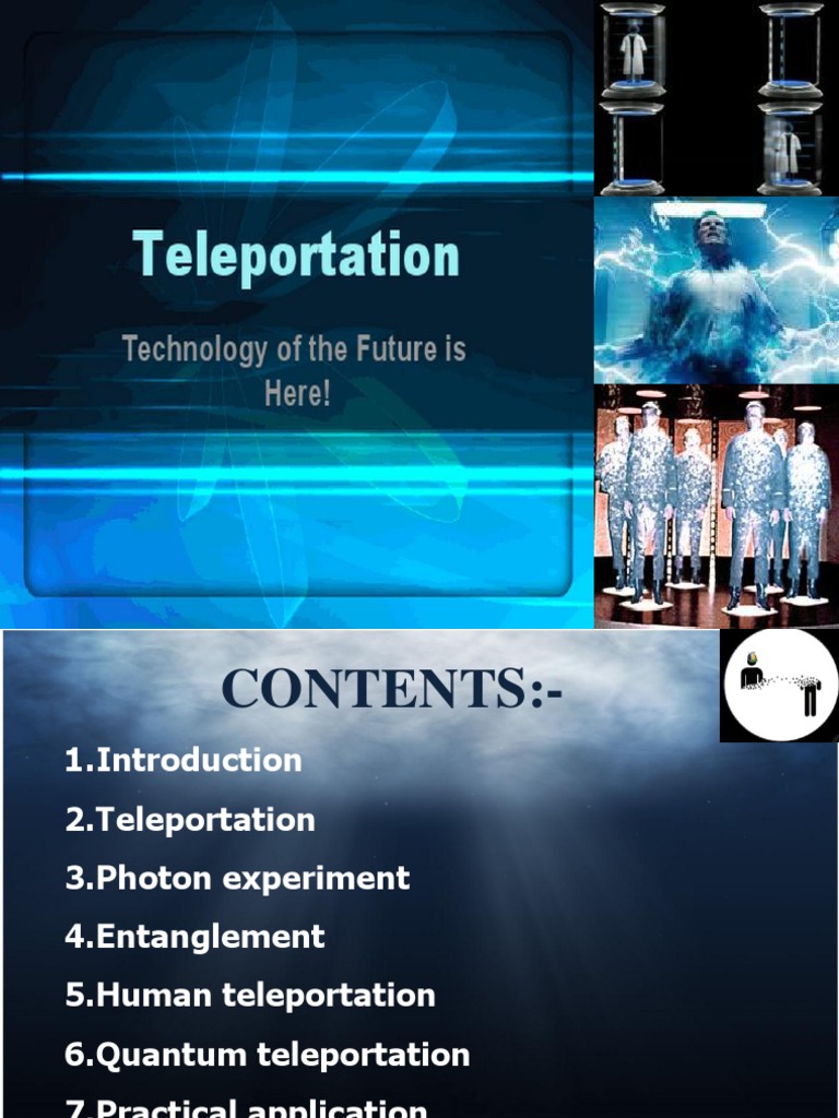 Teleportation | PDF | Teleportation | Photon