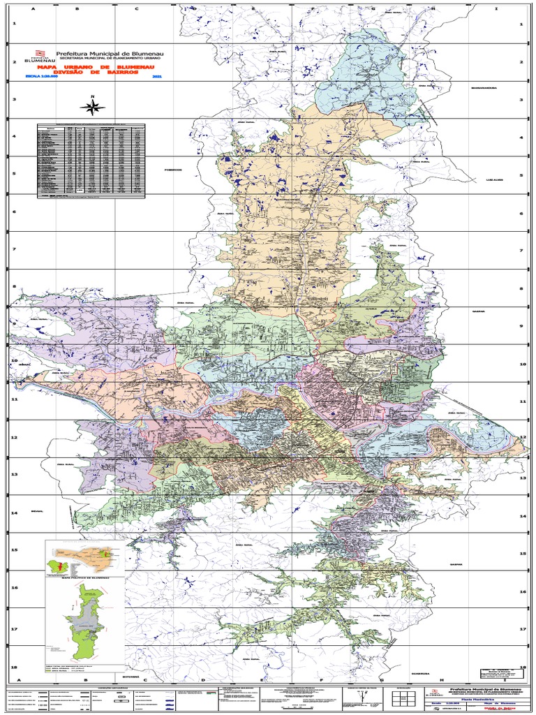 Mapa de Blumenau | PDF