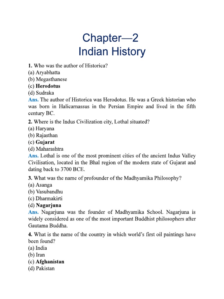 GK_ Indian History | PDF