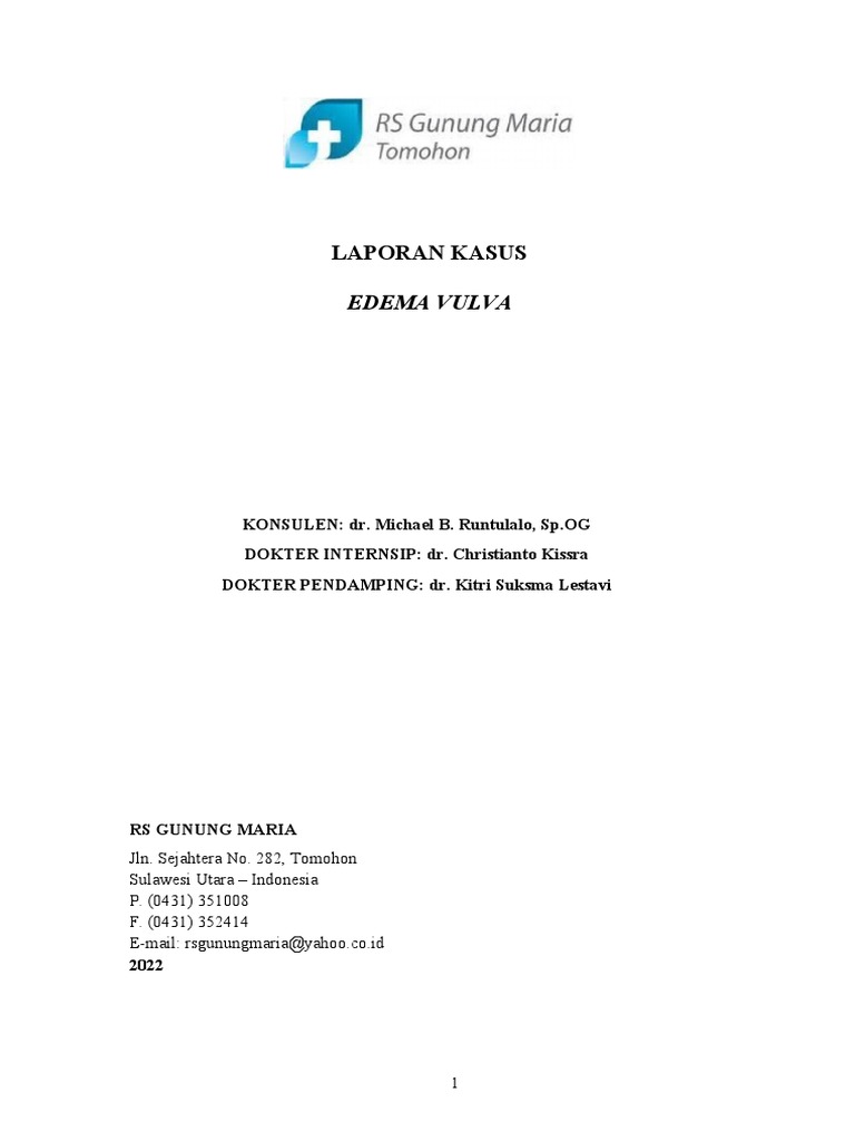 Lapkas Edema Vulva Edit CK | PDF