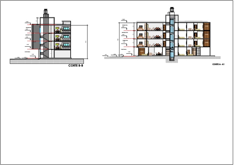 Planos de Distribución de Edificio | PDF