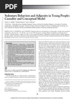 Adult Sedentary Behaviors Questionnaire | PDF | Sedentary Lifestyle ...