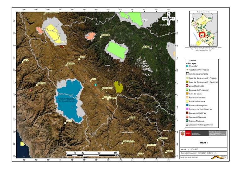 Mapa Sernanp Mantaro | PDF | Datos geográficos e información | Cartografía