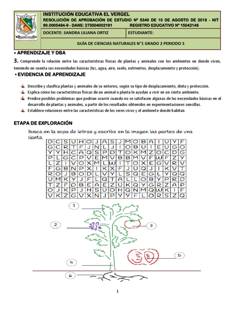 Ciencias Naturales Grado 3 Periodo 3 2023 | PDF | Cambio climático ...