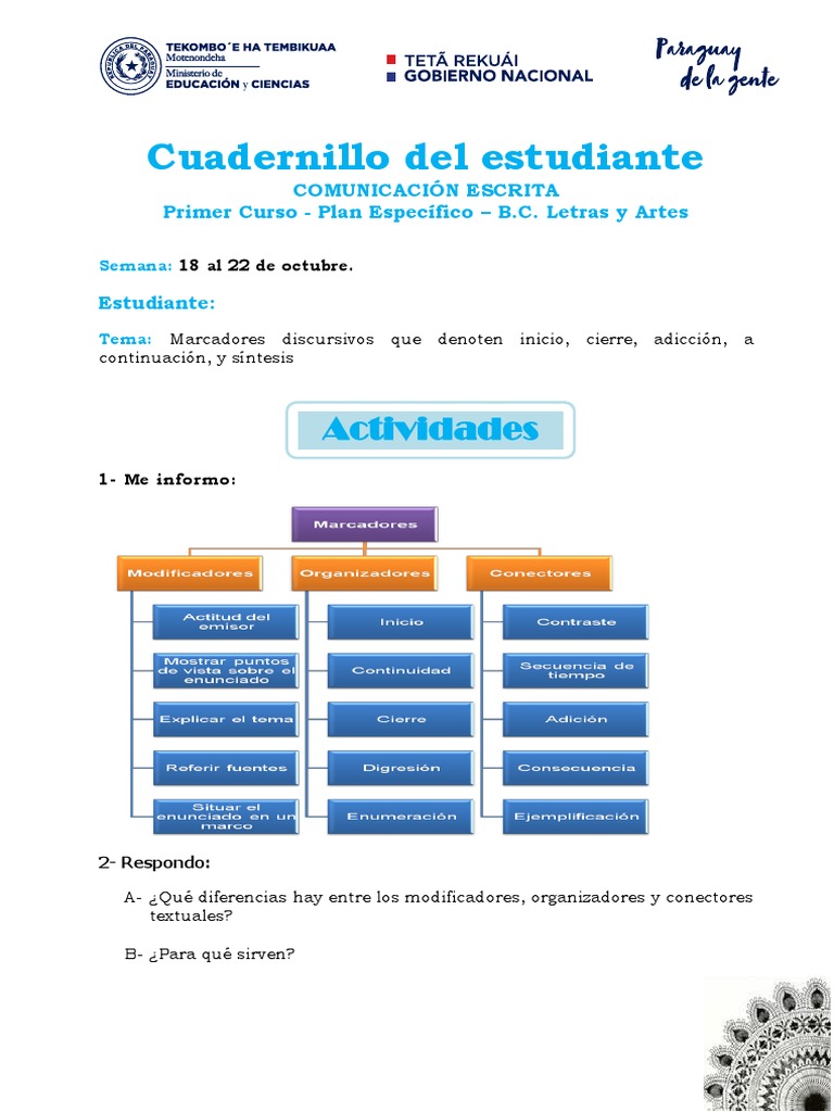 1° Com Esc Pe Est 18 Al 22 Oct | PDF