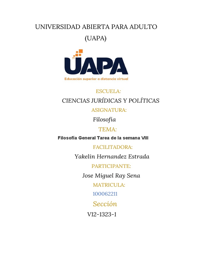 Filosofía General Tarea de La Semana VIII Ray | PDF | Dios | Tomás de ...