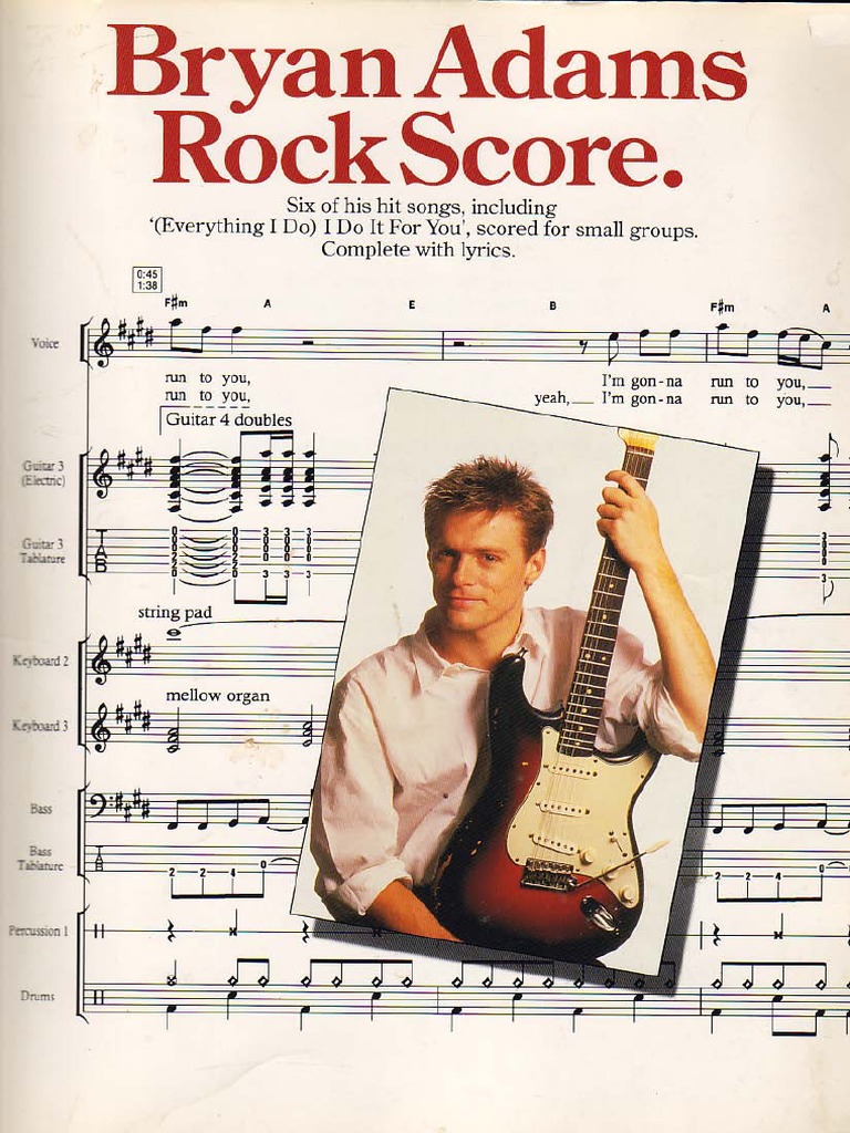 Bryan Adams Partitions | PDF