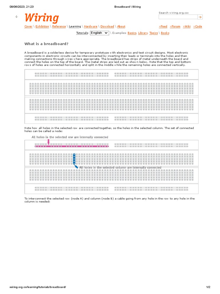 Breadboard _ Wiring | PDF