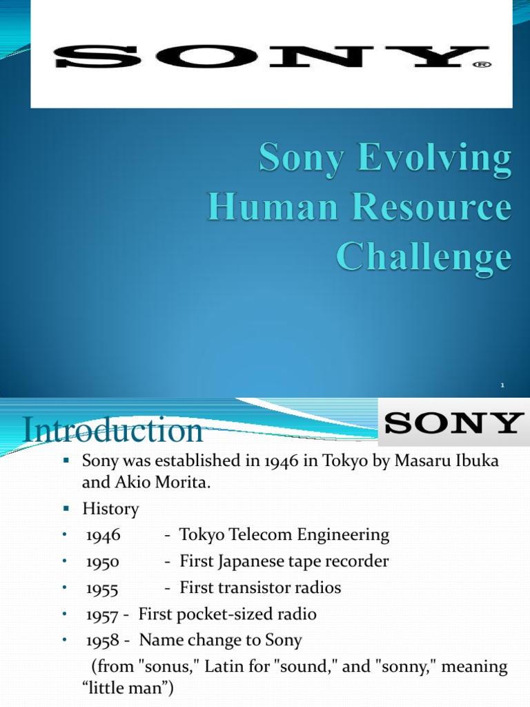 Final Sony | PDF | Sony | Corporate Social Responsibility