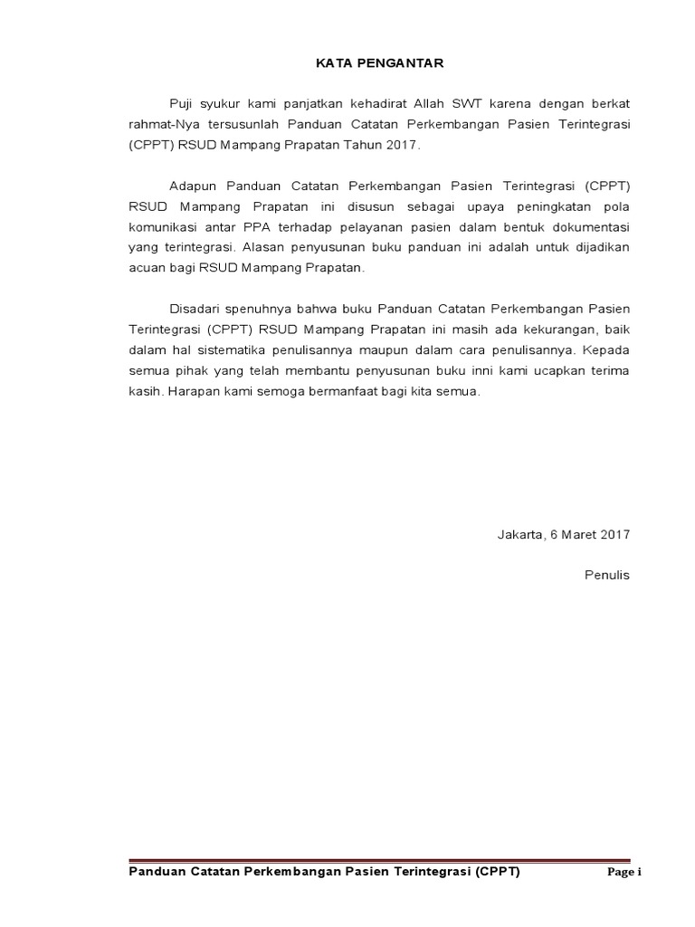Panduan CPPT New | PDF