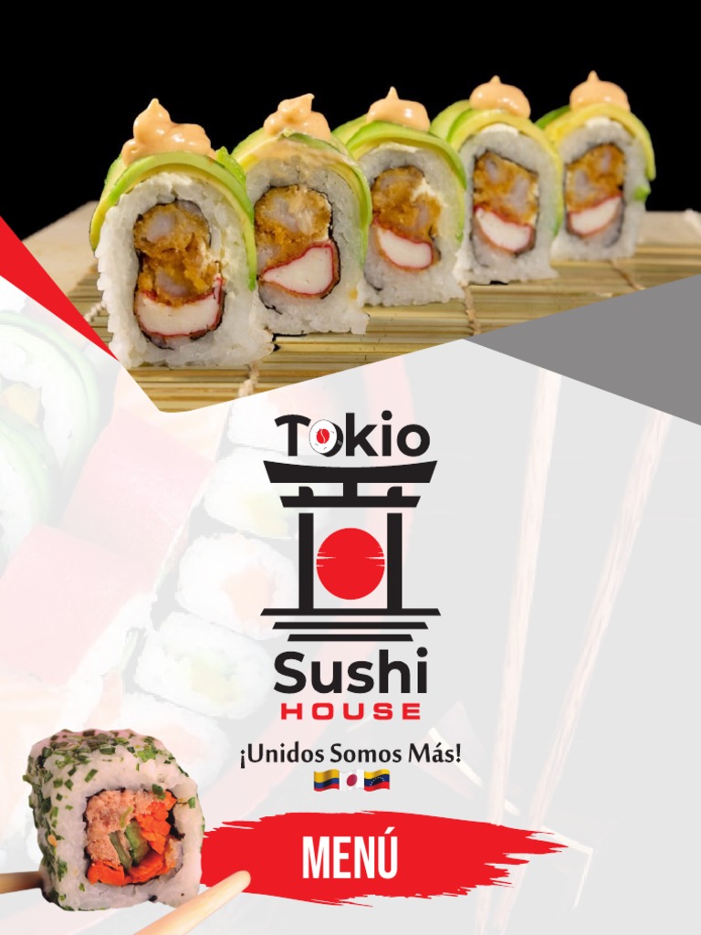 Menú de Rolls de Sushi Variados | PDF | Sushi | Alimentos